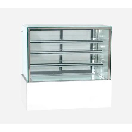 Jual CROWN CLG-120 Rectangular Cake Showcase White Marble 3 Shelves Kue Tart - Cake Showcase ...