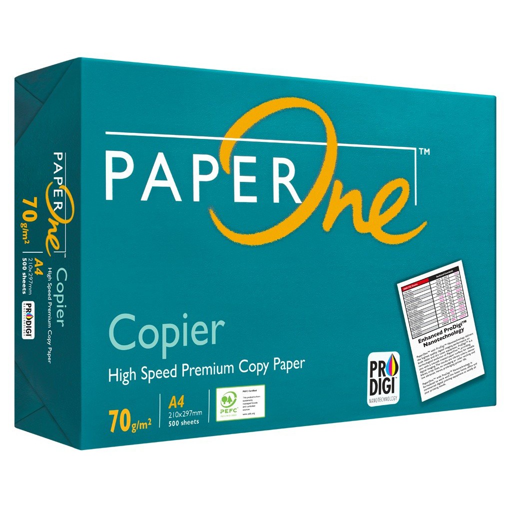 Jual PAPER ONE KERTAS HVS 70GR A4 GOSEND GRAB INSTAN ONLY / KERTAS FOTOCOPY | Shopee Indonesia