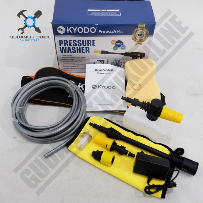 Jual Jet Cleaner High Pressure Cleaner Prowash BATERAI Neo KYODO ...