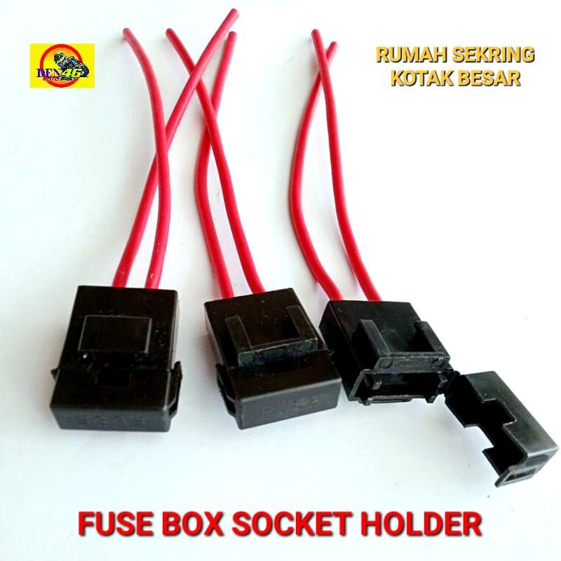 Jual FUSE HOLDER SOCKET SOKET BOX / RUMAH SEKRING KERAMIK TANCAP KOTAK ...