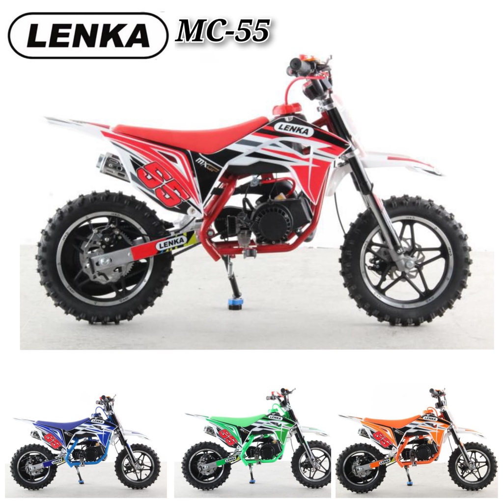 Jual Motor Bensin Lenka MC55 & MC99 Mesin Rumput 50CC Mini Trail ...