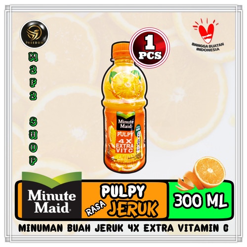 Jual Minute Maid Pulpy Orange | Jeruk Botol Pet - 300 ml (Kemasan ...