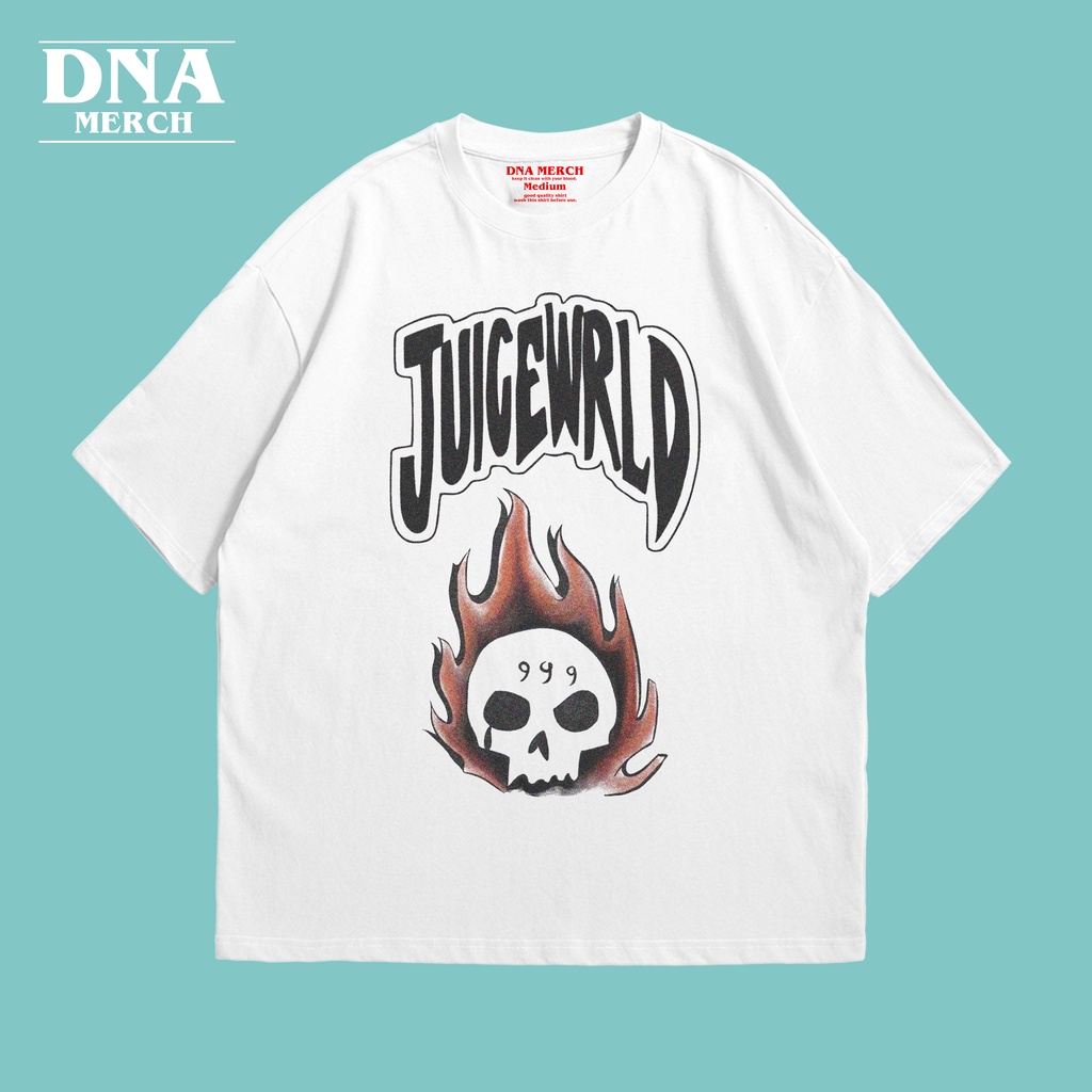 Jual Juice Wrld Skull 999 / Kaos Juice Wrld Oversized / Vintage Rap tee ...