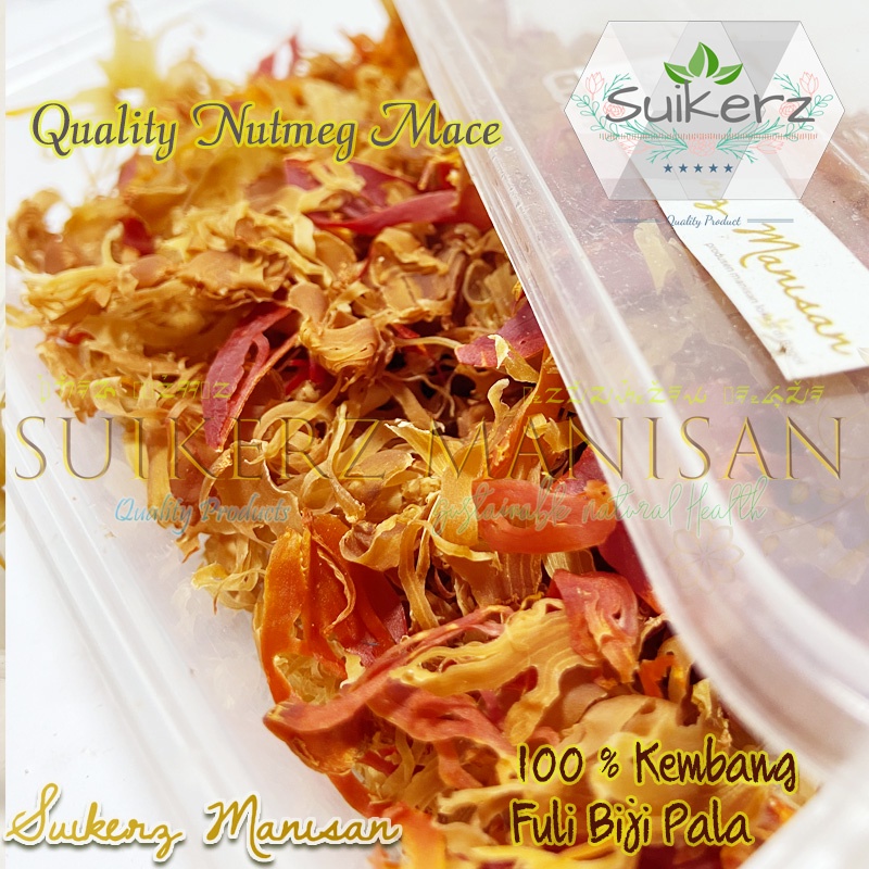 Jual Bumbu Dapur Bunga Biji Pala kering Fuli Cempra Mace Whole Bumbu ...