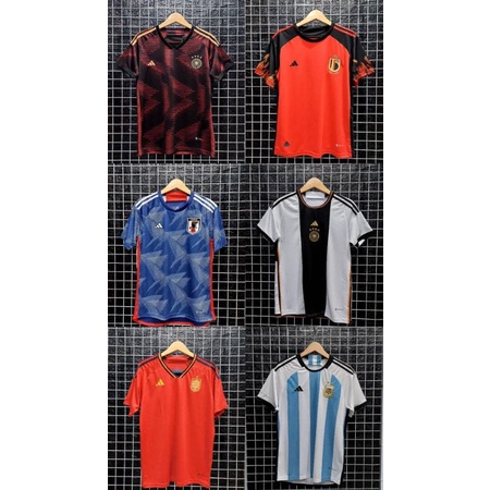 Jual JERSEY NEGARA PIALA DUNIA 2022 GRADE ORI | Shopee Indonesia