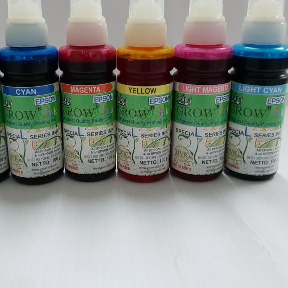 Jual tinta GROW INK L series 100ml - Black | Shopee Indonesia