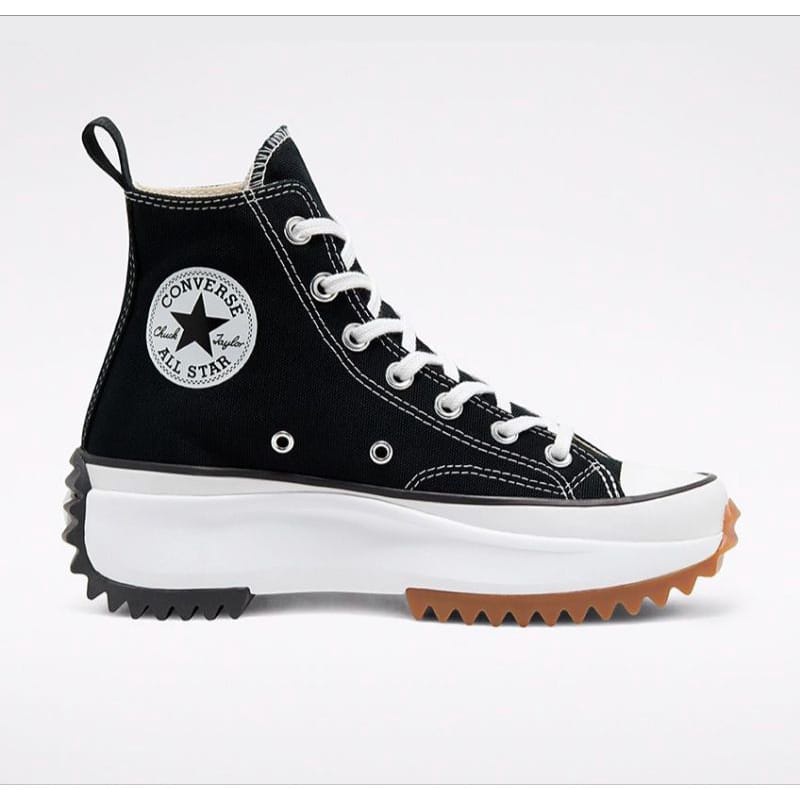Jual SEPATU CONVERSE RUN STAR HIGHT TOP IN BLACK AND WHITE | Shopee ...
