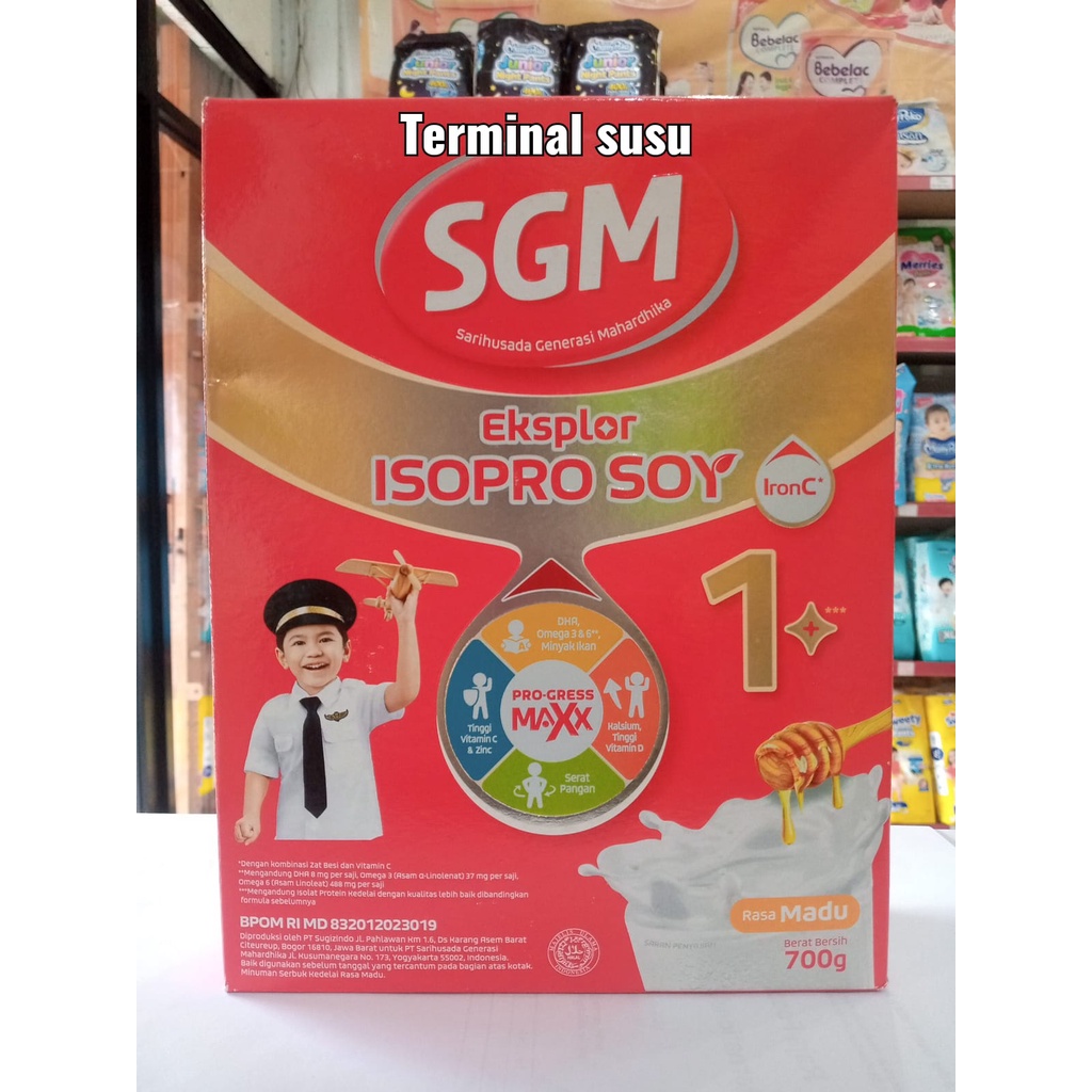 Jual Susu SGM Eksplor Advance Soya 1. Usia 1-5 Tahun Madu 700 Gram ...