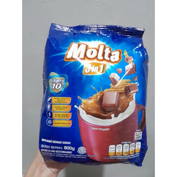 Jual MOLTA 3 IN 1 800 GR | Shopee Indonesia