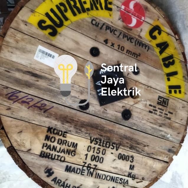 Jual KABEL NYY / TUFUR 4X10mm 4X10 mm SUPREME / Meter Meteran Potongan | Shopee Indonesia