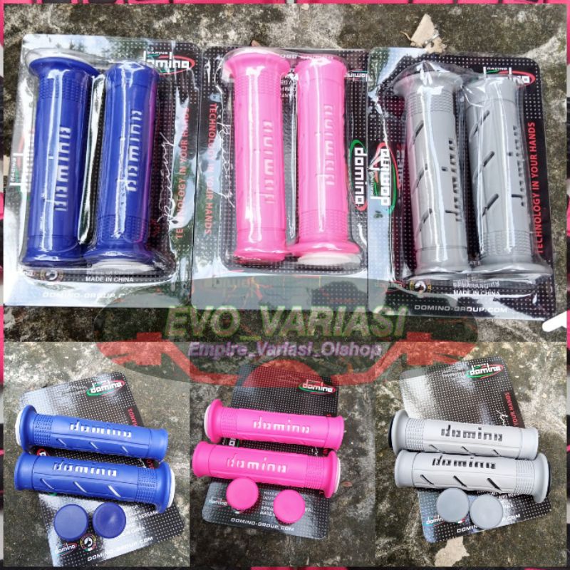 Jual handgrip pink sisik strip grip karet stang handfat sarung gas ...