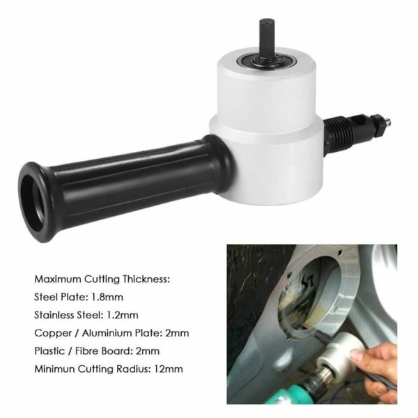 Jual Pemotong Plat Besi Baja Metal Alat Potong Plat Nibbler Cutter Double Head dg Mesin Bor ...
