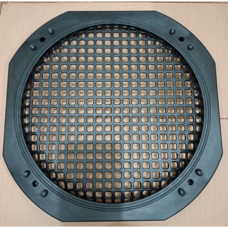 Jual grill subwoofer/tutup subwoofer 12 inch persegi bahan plastik ...