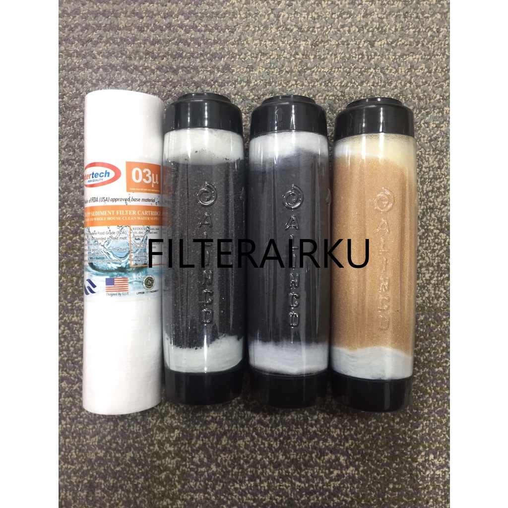 Jual Paket Refil Filter Air 10" : SEDIMEN - PASIR AKTIF - KARBON ...