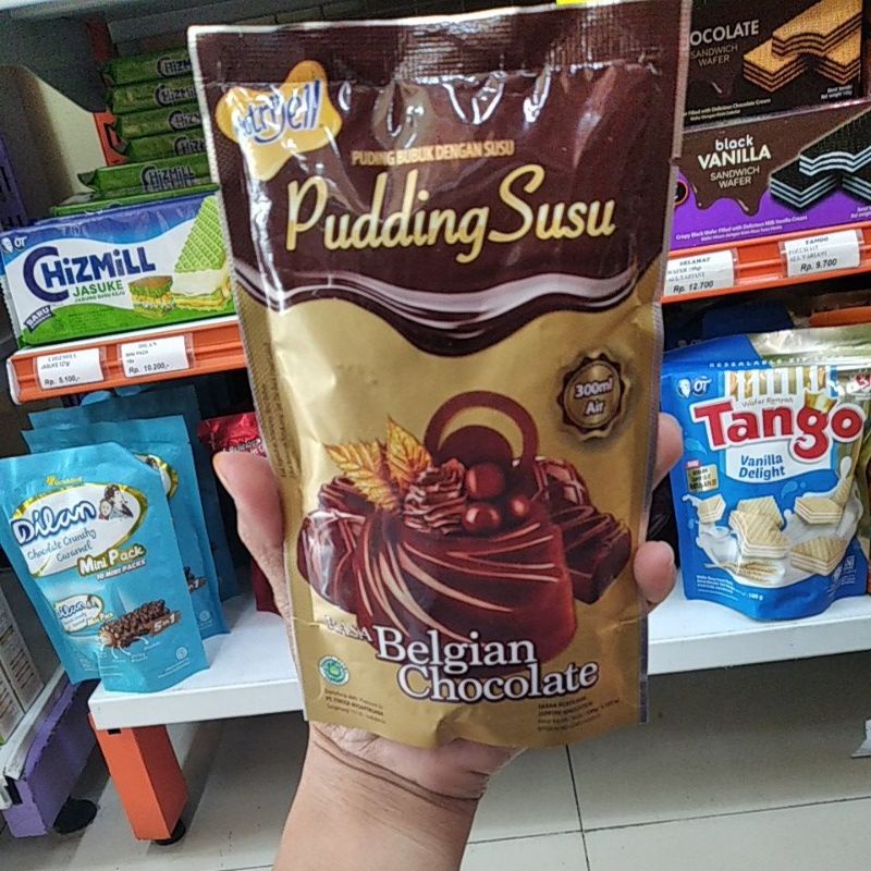 Jual pudding susu belgian chocolate 130g | Shopee Indonesia