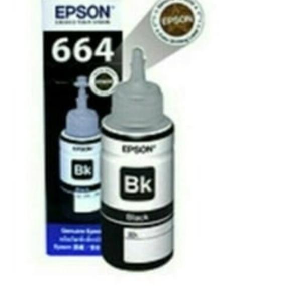 Jual Epson Tinta Refill Original T6641 - Black - 70ML | Shopee Indonesia