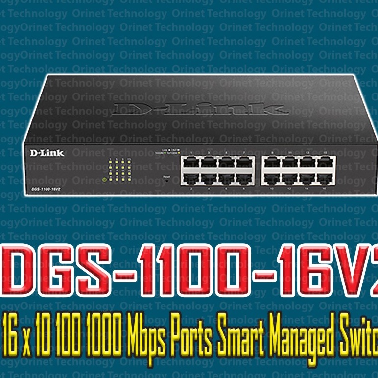 Jual D-LINK DGS-1100-16 V2 16-Port Gigabit Smart Managed Switch ...