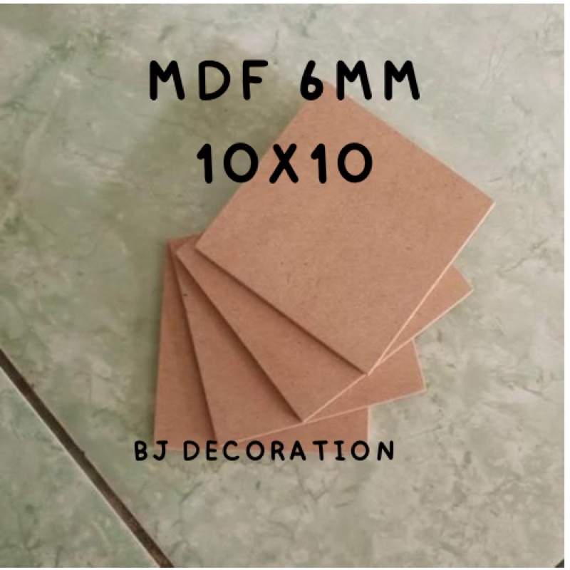 Jual PAPAN MDF 10x10 6mm Coklat | Shopee Indonesia