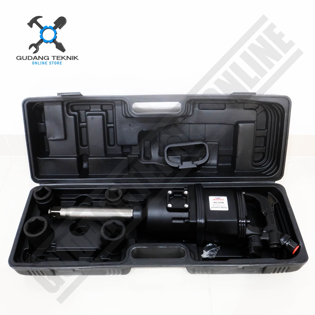 Jual Wipro As-725B / Air Impact Wrench 1 inch AS 725B / Alat Buka Baut ...