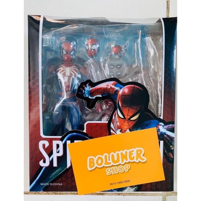 Jual SHF Spider Man Advanced Suit / PS4 Marvel Spiderman FIGURE GOTY ...