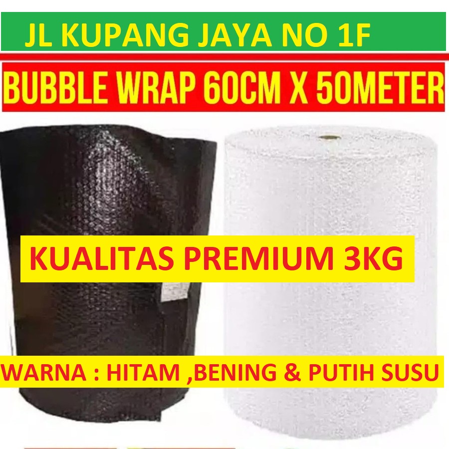 Jual Bubble Wrap Roll 60cm x 50 meter / 40cm x 50 Meter / 30cm x 50 Meter | Shopee Indonesia