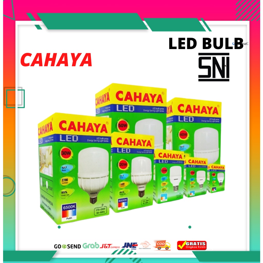 Jual LAMPU BOLHAM LED CAHAYA 3W - 18 W LAMPU LISTRIK | Shopee Indonesia
