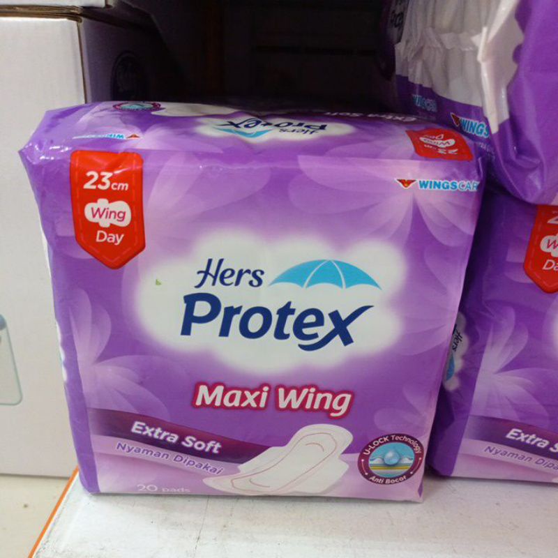 Jual Hers Protex Maxi Wing 20s 23cm | Shopee Indonesia
