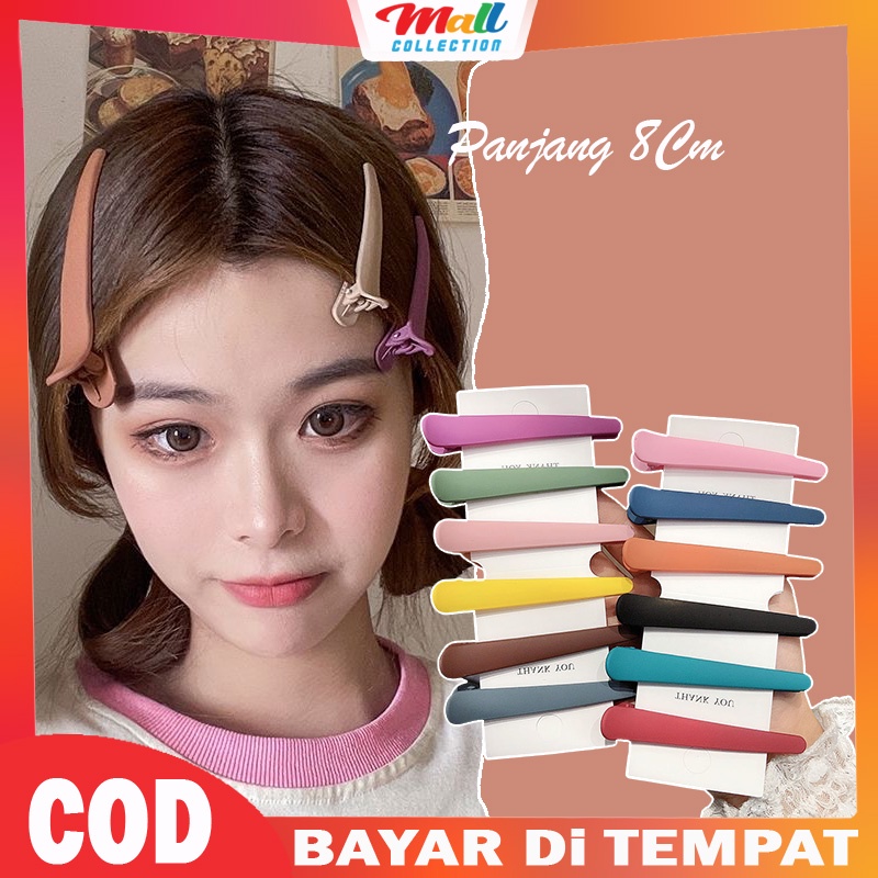Jual MALL - Jepitan Rambut Doff Jepit Besar 8Cm Bebek Wanita Korea ...