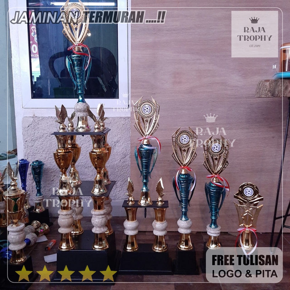 Jual PAKET TROPHY JUARA 1-3 BEST PLAYER KAKI 8 2 111 TIANG PIALA MARMER ...