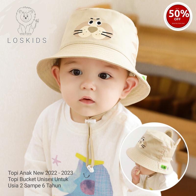 Jual Topi Bayi Musim Semi / Topi Bucket Anak Outdor Motif Tiger ...