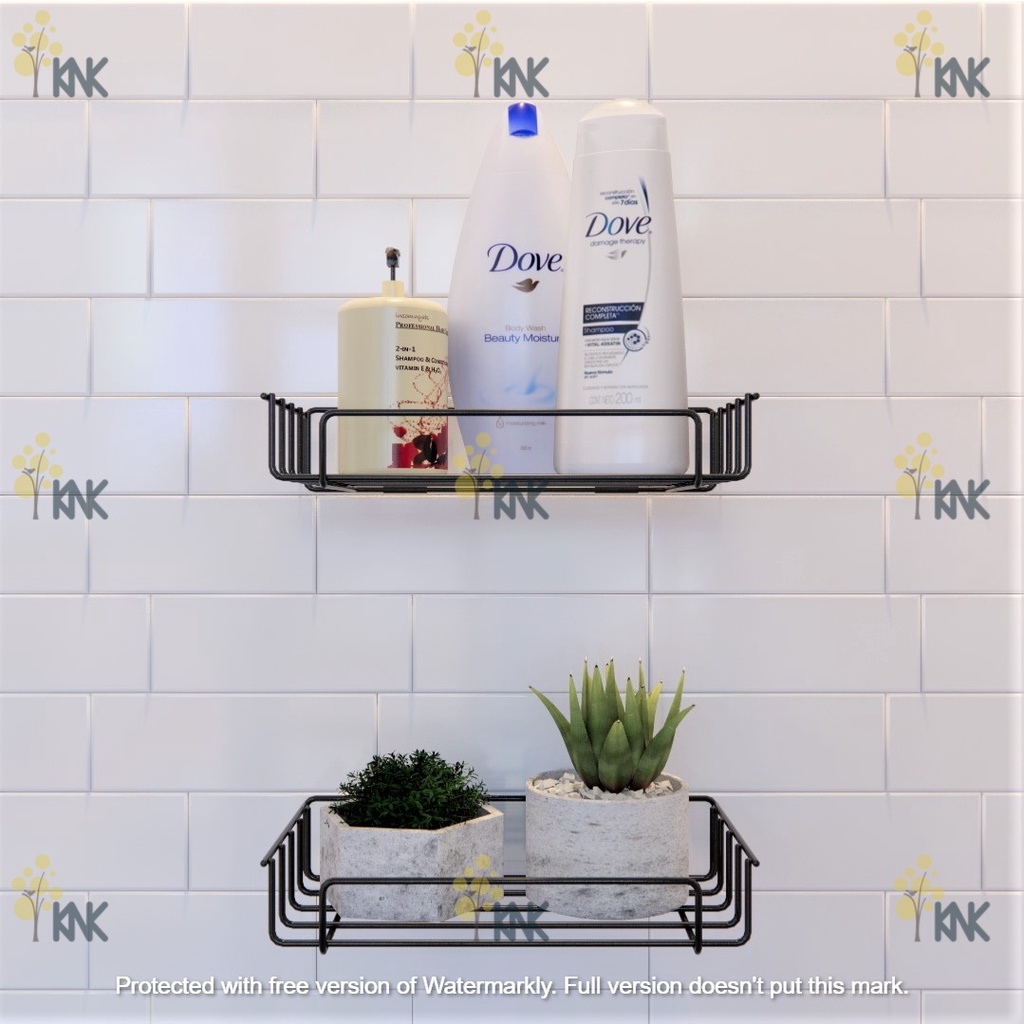 Jual KNK Rak Tempat Sabun Shampo Dinding Kamar Mandi Tempel Dinding ...