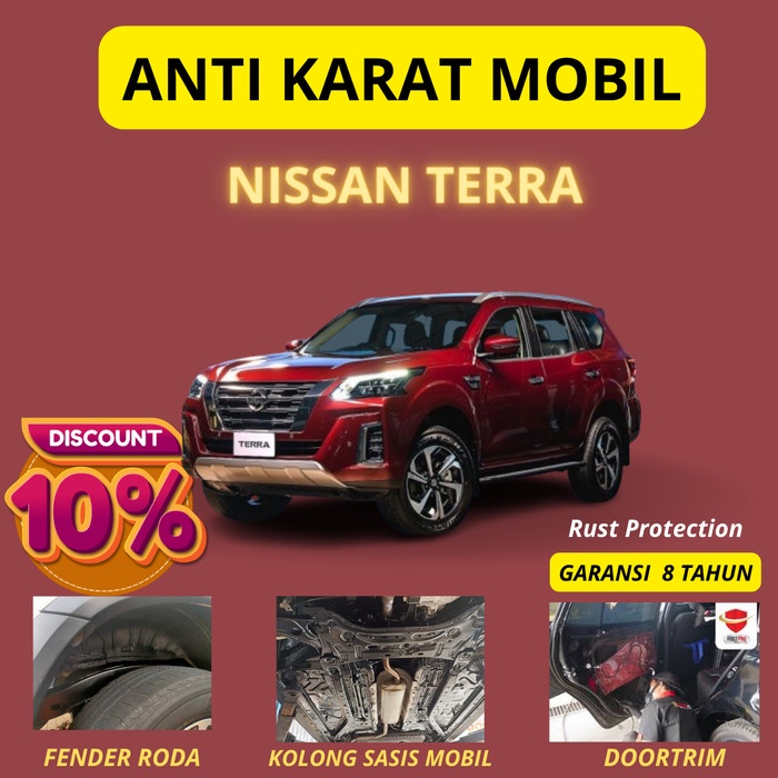 Jual DOMO Semprot Cat Plingkut Nissan Terra Rust Protection Garansi 8 ...
