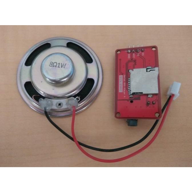 Jual UART Serial MP3 Player modul module Arduino Wav Amplifier Speaker ...