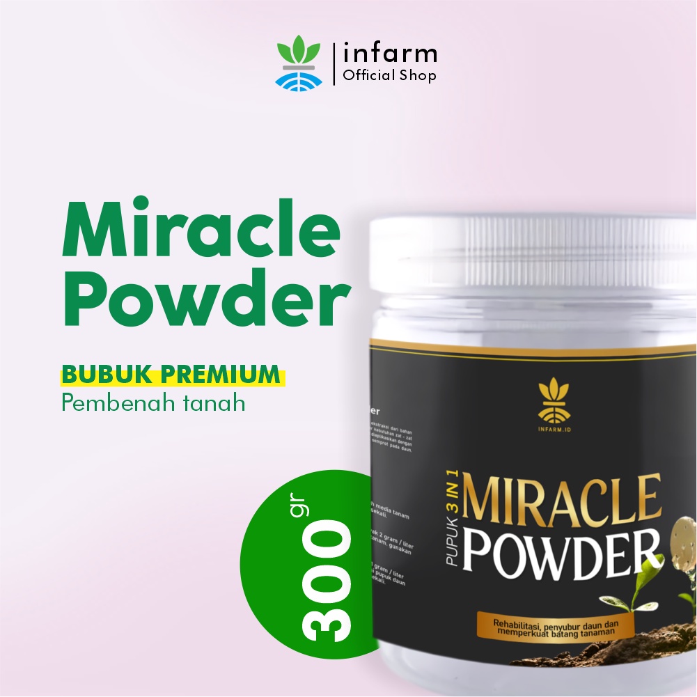Jual Miracle Powder Asam Humat Pupuk 3 In 1 Pembenah Media Tanam ...