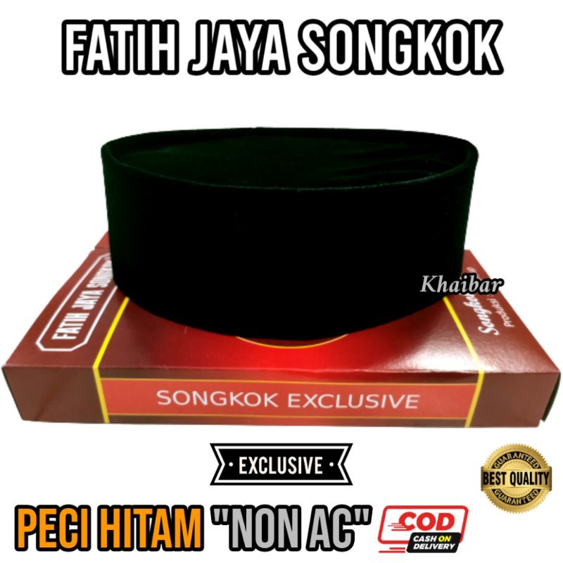 Jual FATIH JAYA SONGKOK PECI HITAM NON AC BELUDRU FALCON SUPER PECI ...