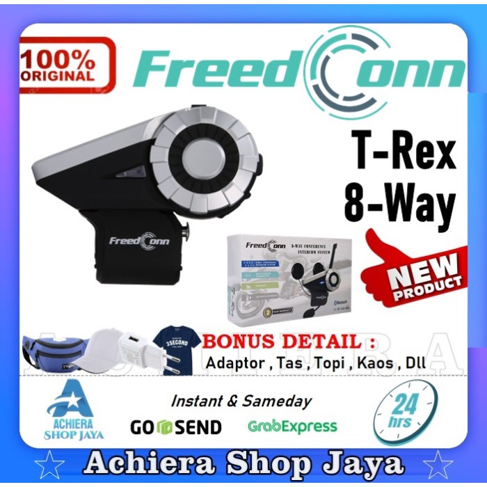 Jual Intercom Freedconn Trex Bluetooth Helm Intercom T-Rex T Rex Original | Shopee Indonesia