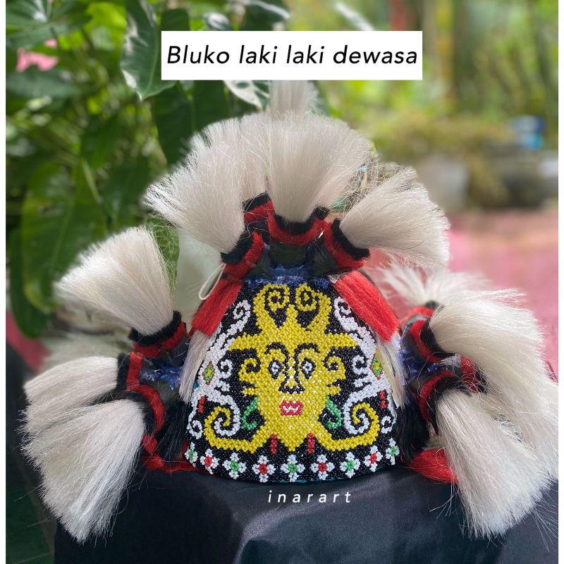 Jual BLUKO / HIASAN KEPALA TARI DAYAK PRIA | Shopee Indonesia