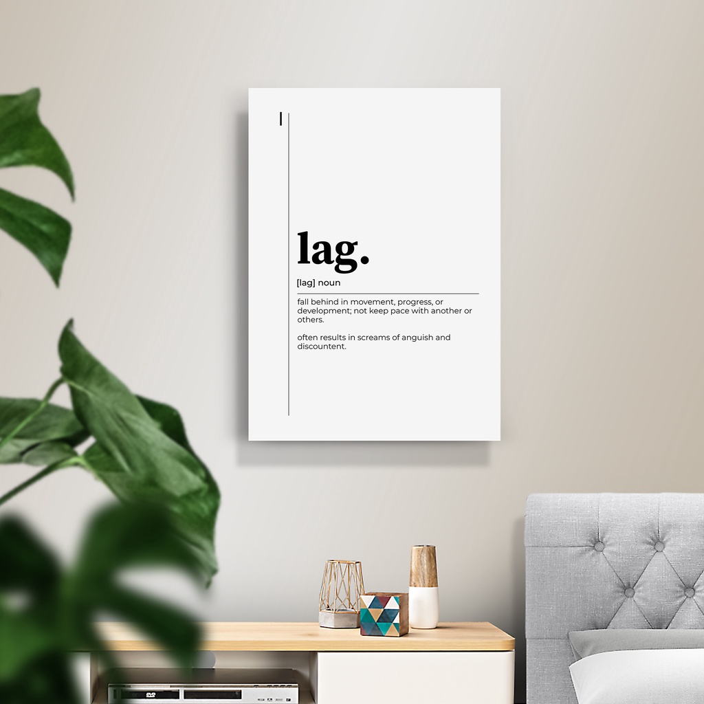 Jual Poster Kayu Definisi Lag | Pajangan Dinding | Dekorasi Kamar ...