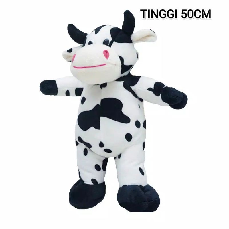 Jual Boneka sapi berdiri Ukuran XL 50cm Bahan yelvo sangat lembut ...