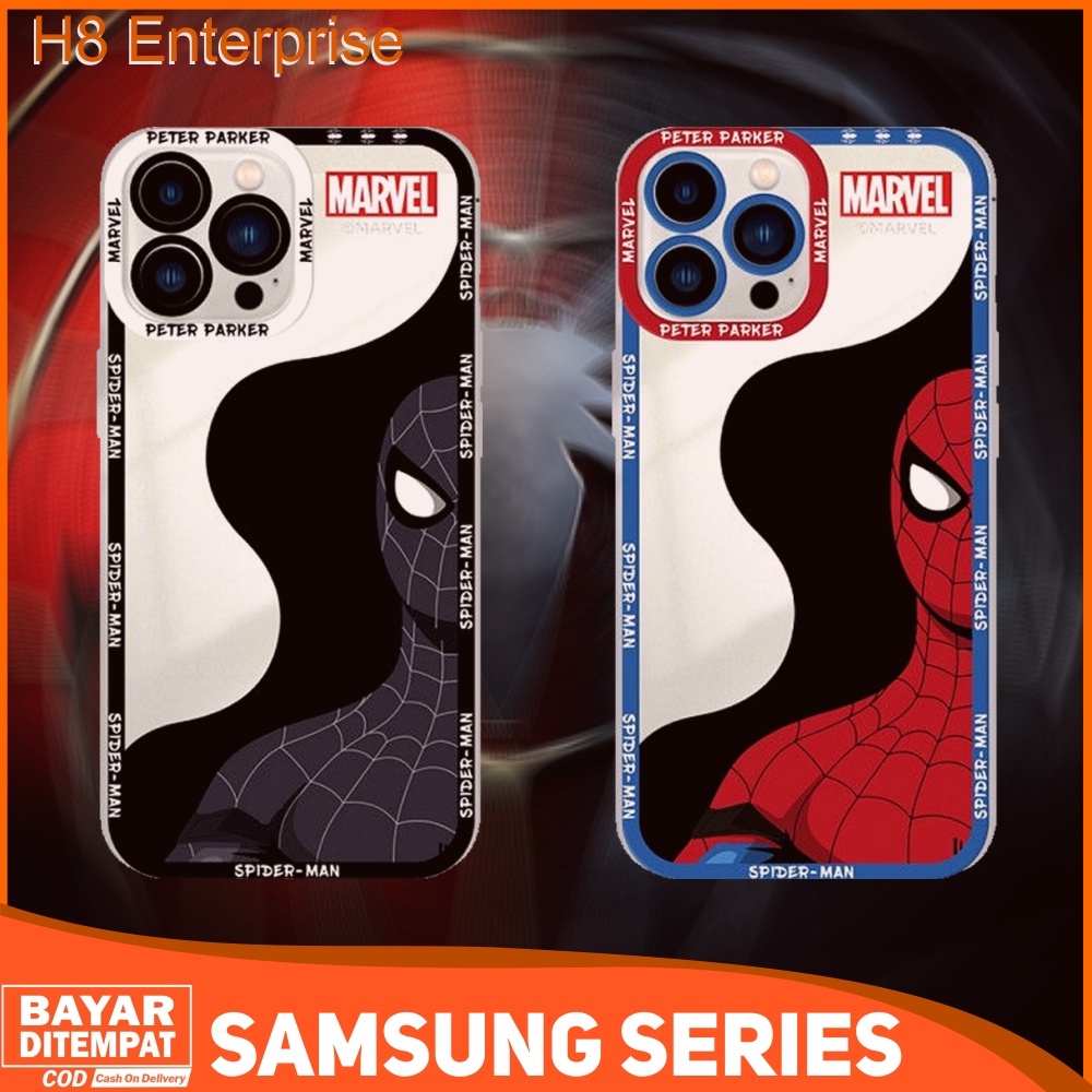 Jual Case Samsung A02S A03S A04S A12 M12 A13 5G A22 4G A32 5G M32 4G Casing Spiderman Verse ...