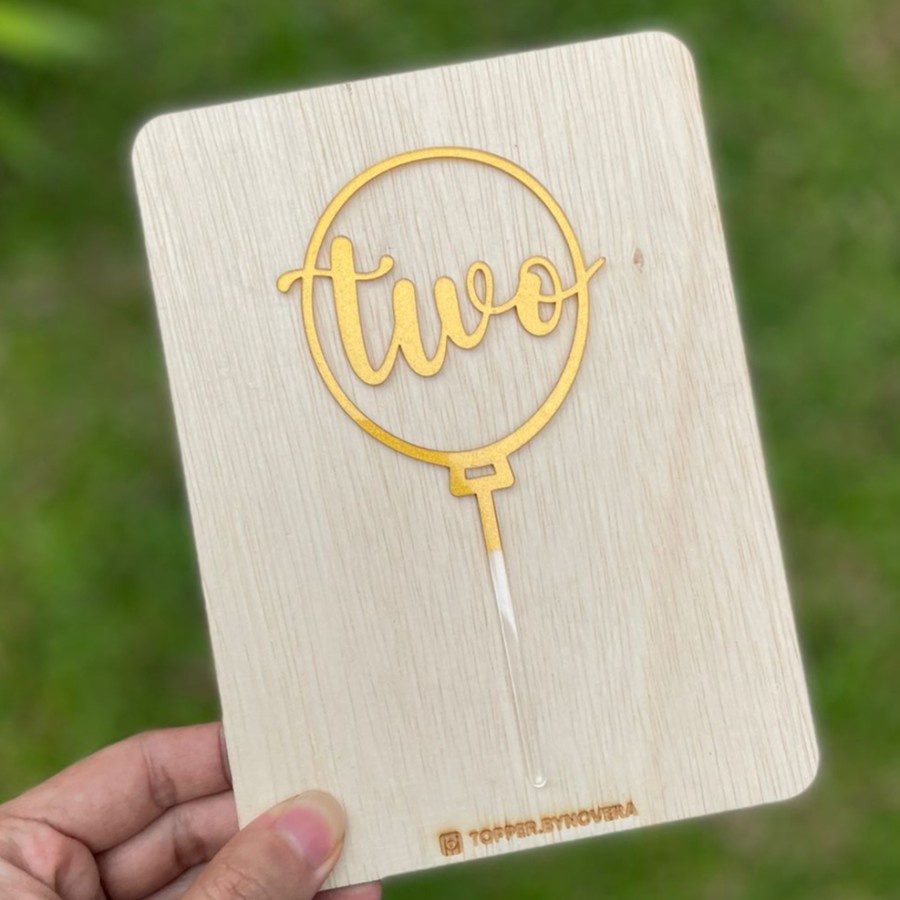 Jual Cake Topper Two | Shopee Indonesia