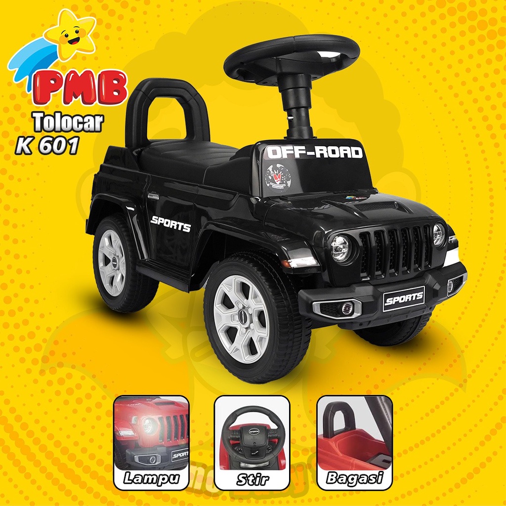 Jual MAINAN MOBIL DORONG ANAK OFFROAD PMB K601 ADA MUSIK KLAKSON DAN ...