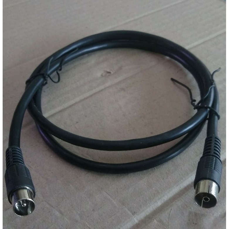 Jual Kabel tv dan jack male female 1m 1.5m 2m 3m loop TV ke STB cowok ...