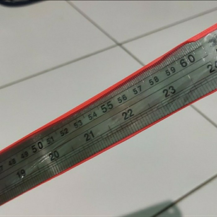 Jual BUTTERFLY 60 cm 60cm penggaris besi TEBAL ruler | Shopee Indonesia