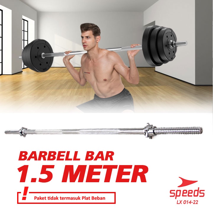Jual SPEEDS STICK BARBEL 150cm STICK DUMBELL CHROME BAR Fitness Gym Tongkat Barbel Panjang 014 ...
