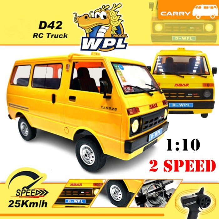 Jual RC Car D 42 D-42 D42 WPL 1/10 RTR Van Tianjin Daihatsu Suzuki ...