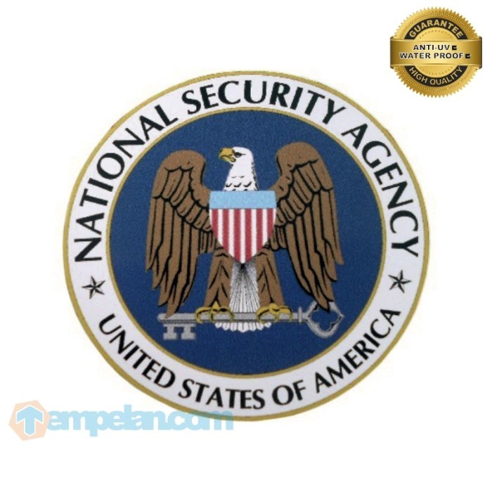 Jual STIKER NATIONAL SECURITY AGENCY ( NSA ) USA | Shopee Indonesia