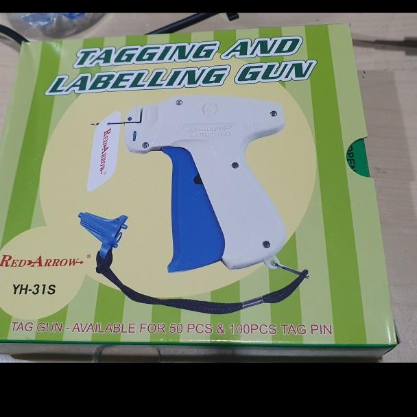 Jual Tembakan Tag Pin Tag Gun Red Arrow YH-31S Tagging and Labelling ...