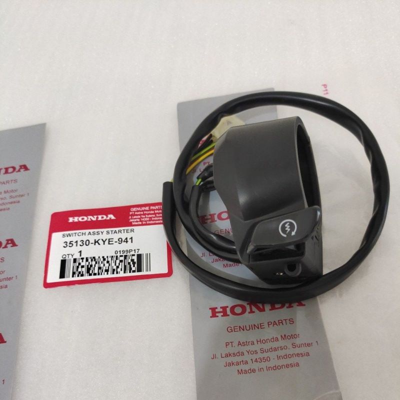 Jual COD Saklar Holder Switch Assy KANAN saklar lampu Honda Megapro ...