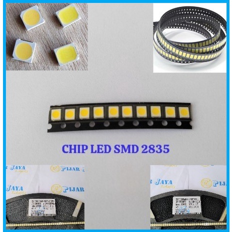 Jual Chip LED SMD 2835 1w 6v 9v Mata LED SMD 6 volt 9 volt per 10 pcs ...